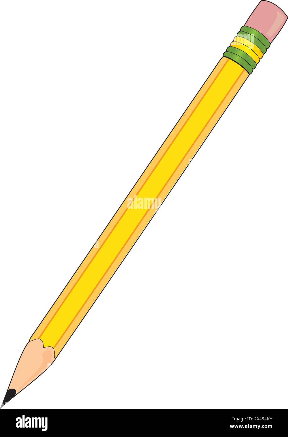 Funny pencil sharpener cartoon Stock Vector Images - Alamy