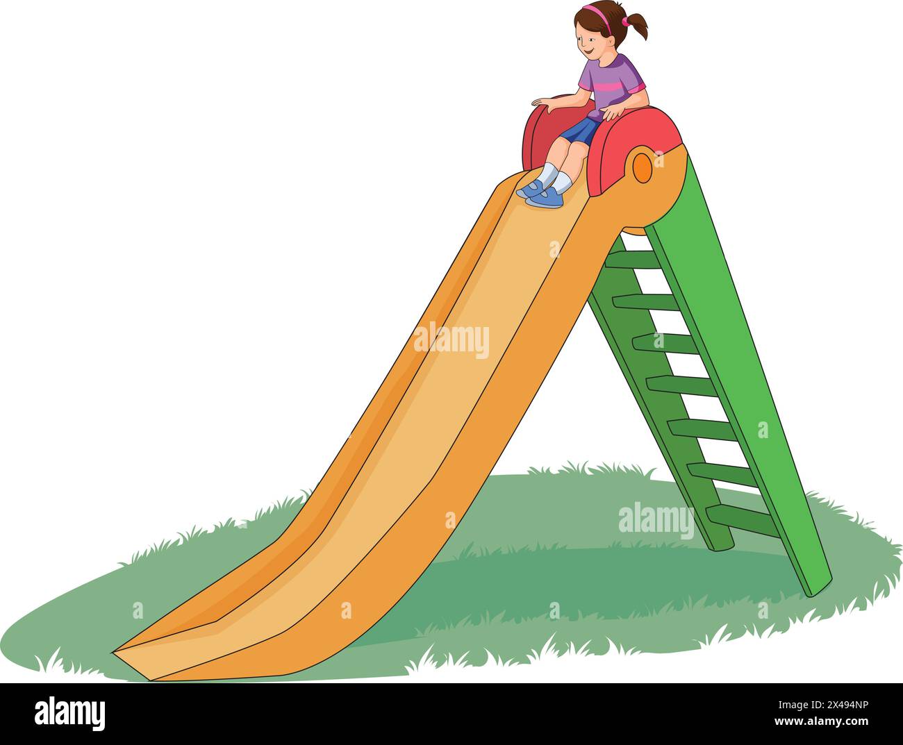 Boy girl play on Stock Vector Images - Alamy
