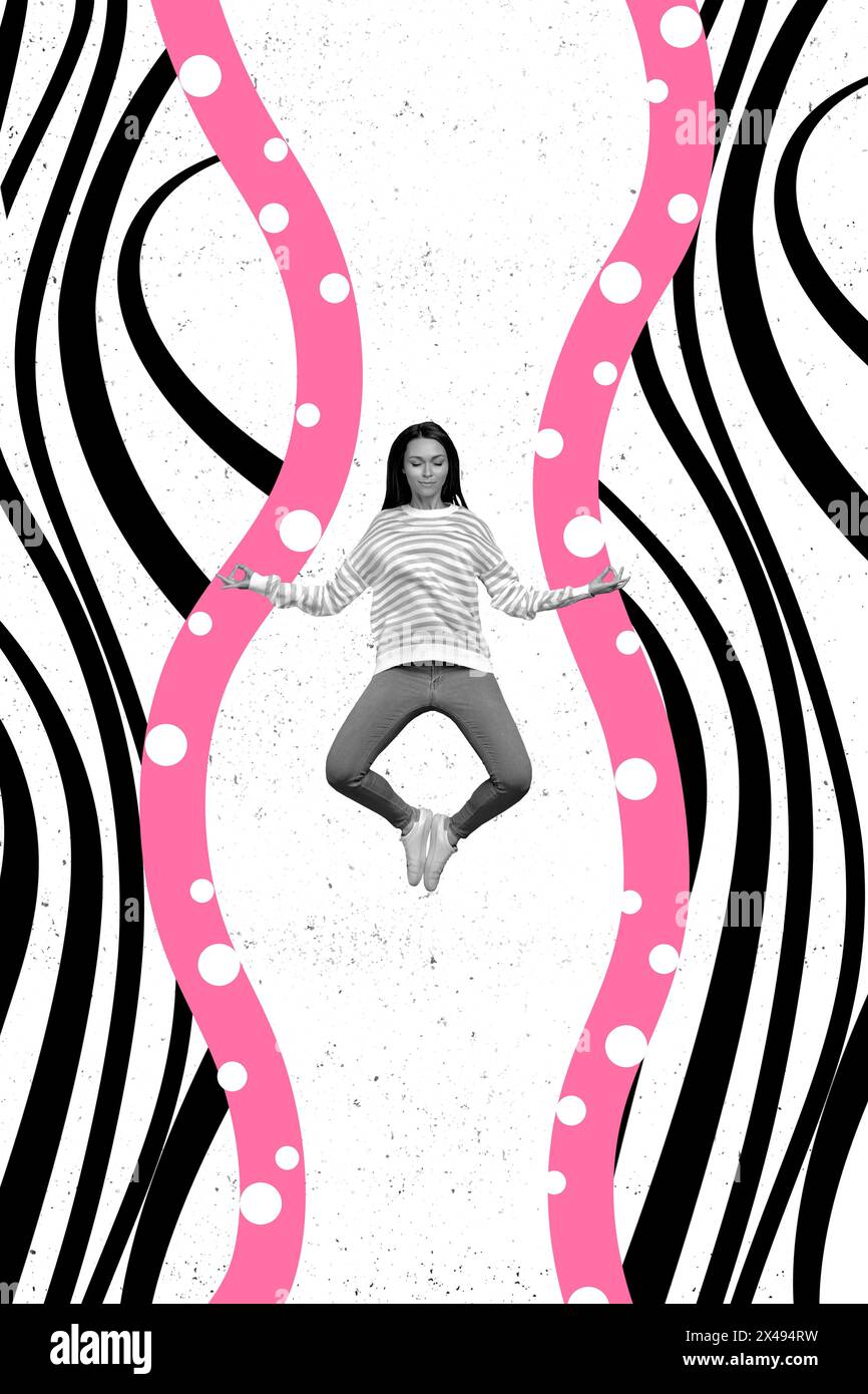 Young lady practicing fly yoga hi-res stock photography and images - Alamy