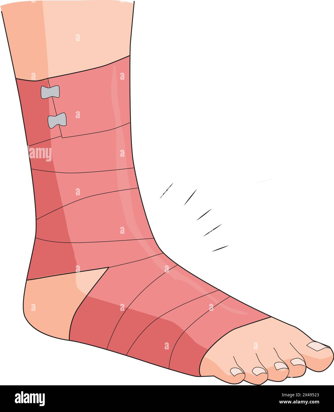 Doctor leg injury Cut Out Stock Images & Pictures - Alamy