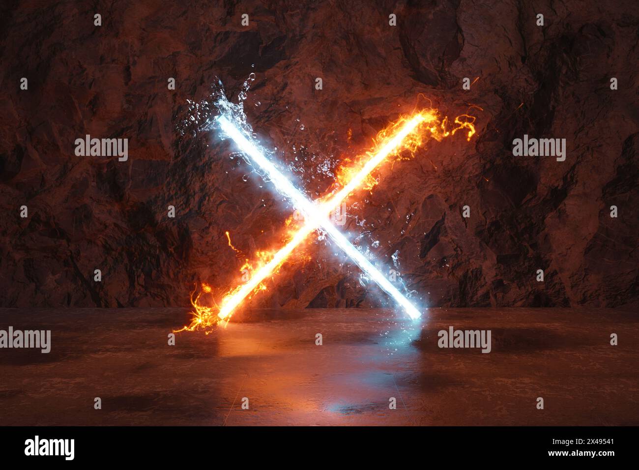 Neon letter x hi-res stock photography and images - Alamy