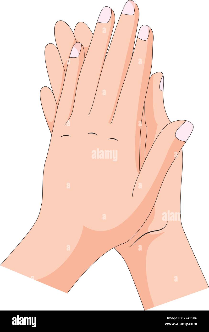 Clapping hands Cut Out Stock Images & Pictures - Alamy