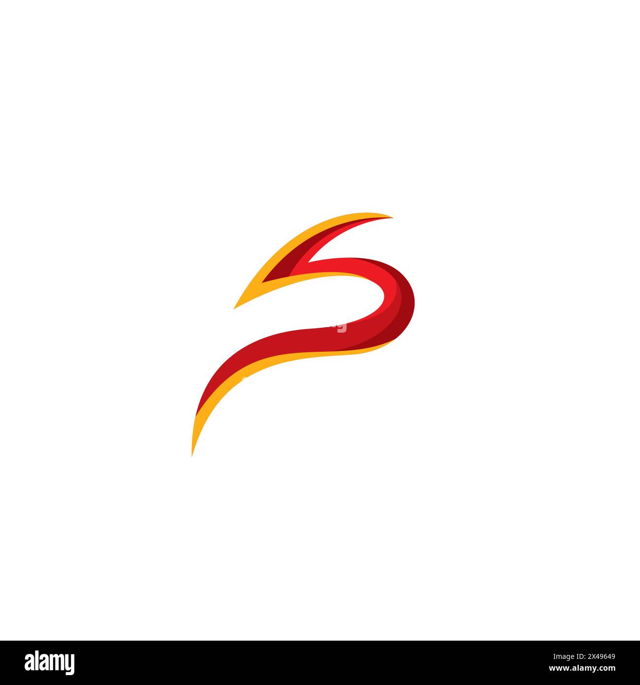 S Abstract Logo With Red Color. Letter S Icon Stock Vector Image & Art ...