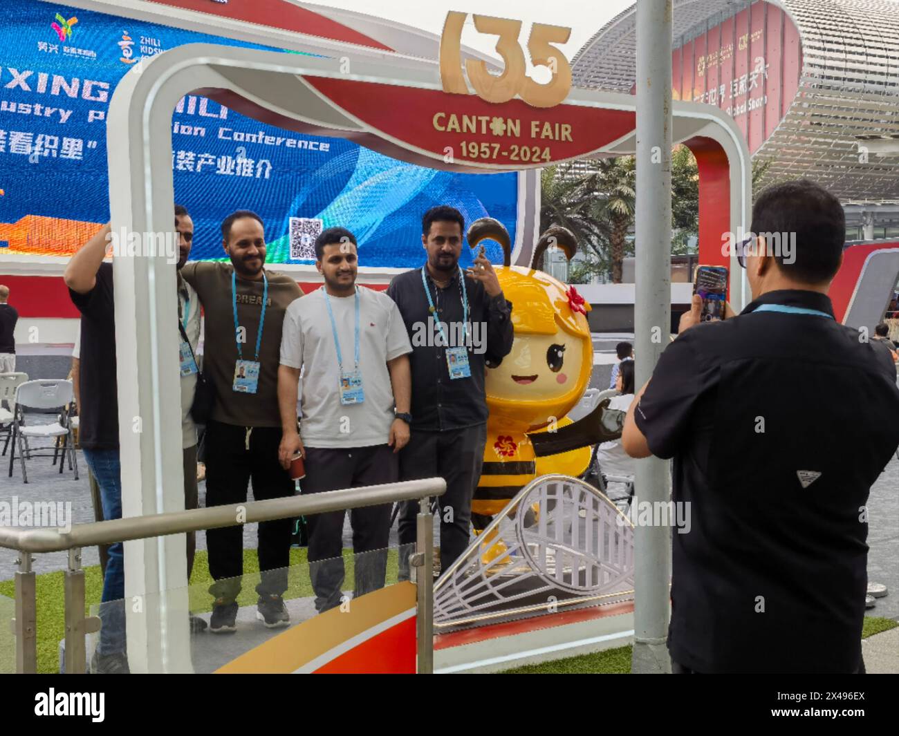 Guangzhou, China's Guangdong Province. 1st May, 2024. Foreign merchants ...