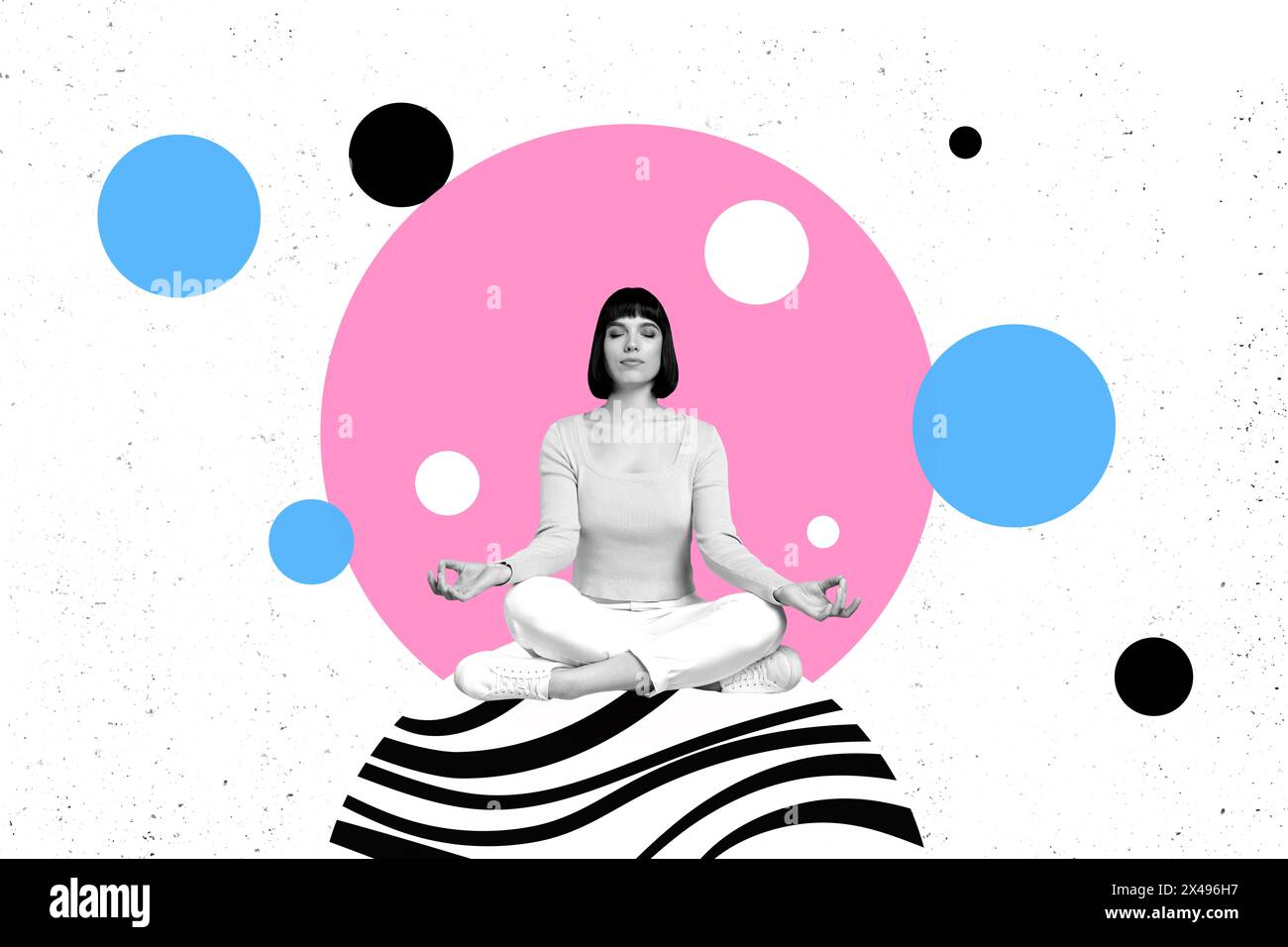 Cartoon space collage element hi-res stock photography and images - Alamy