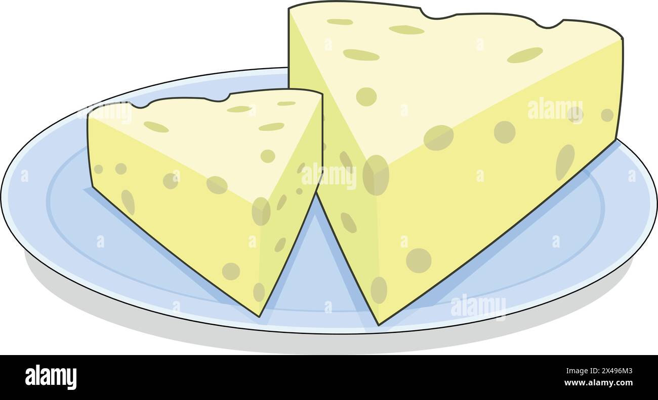 Omelet in white plate Stock Vector Images - Alamy