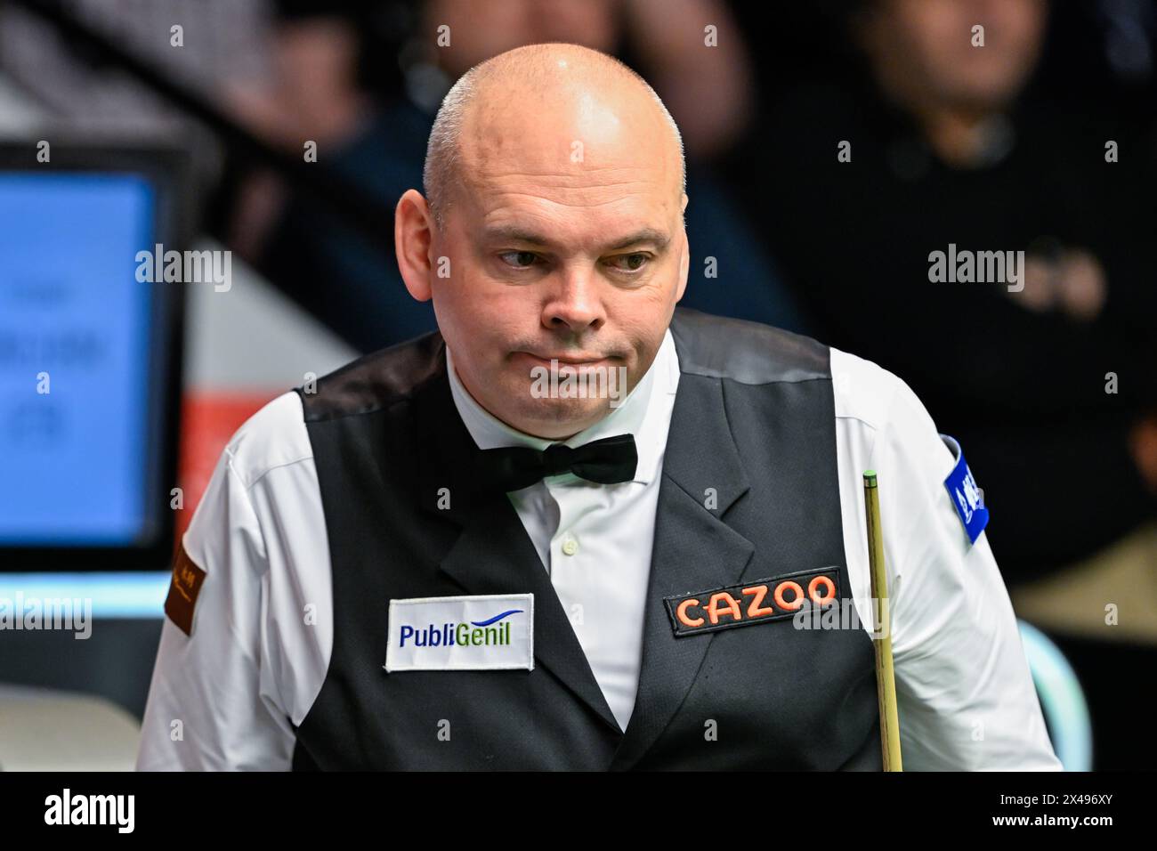 Stuart Bingham, during the Cazoo World Championships 2024 at Crucible ...