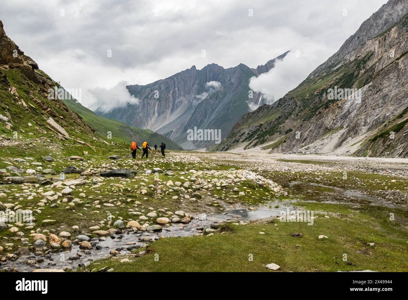 Trekking in the beautiful Warwan Valley, Pir Panjal Range, Kashmir ...