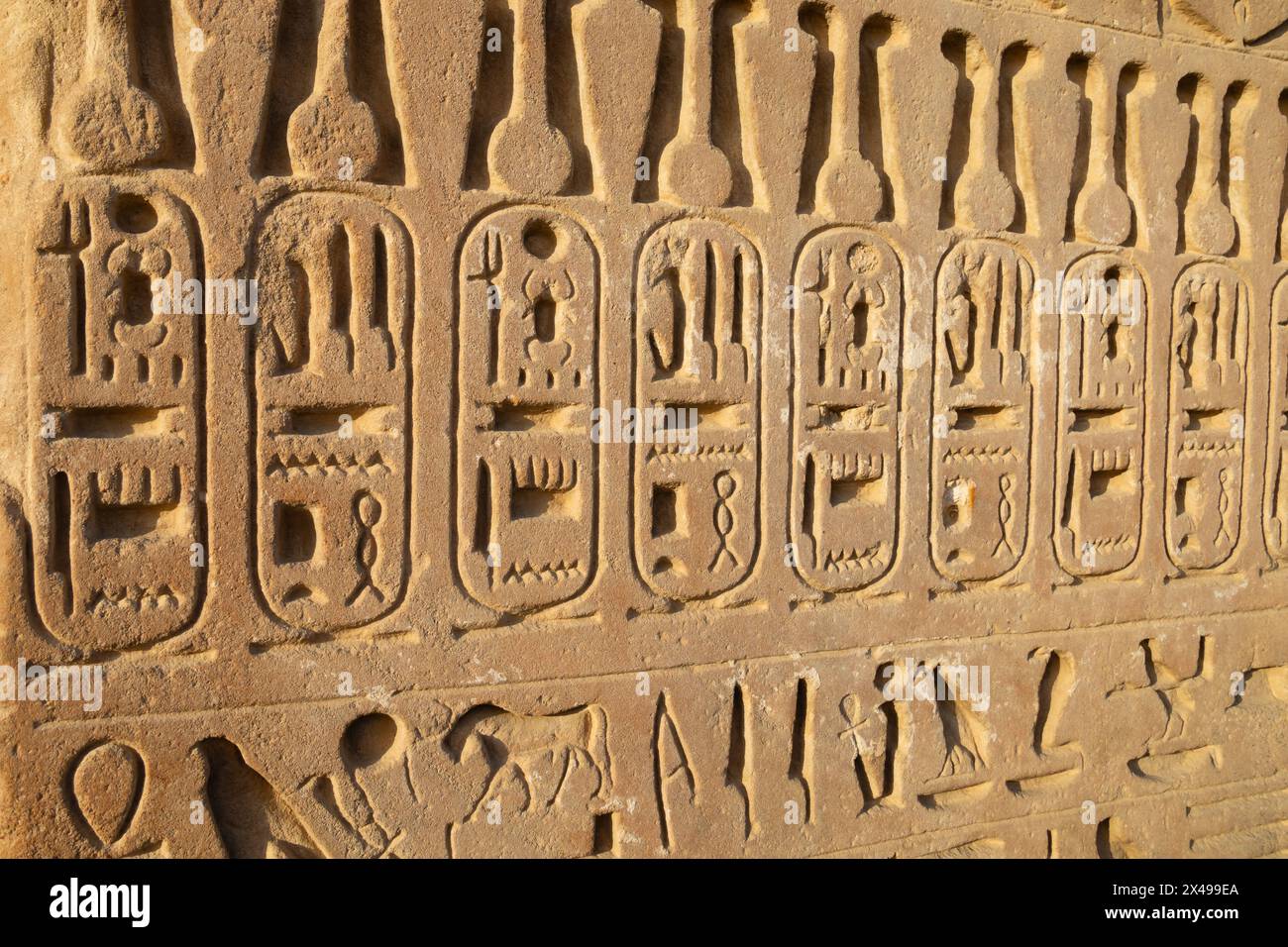 Cartouche Hieroglyphs From Egypt