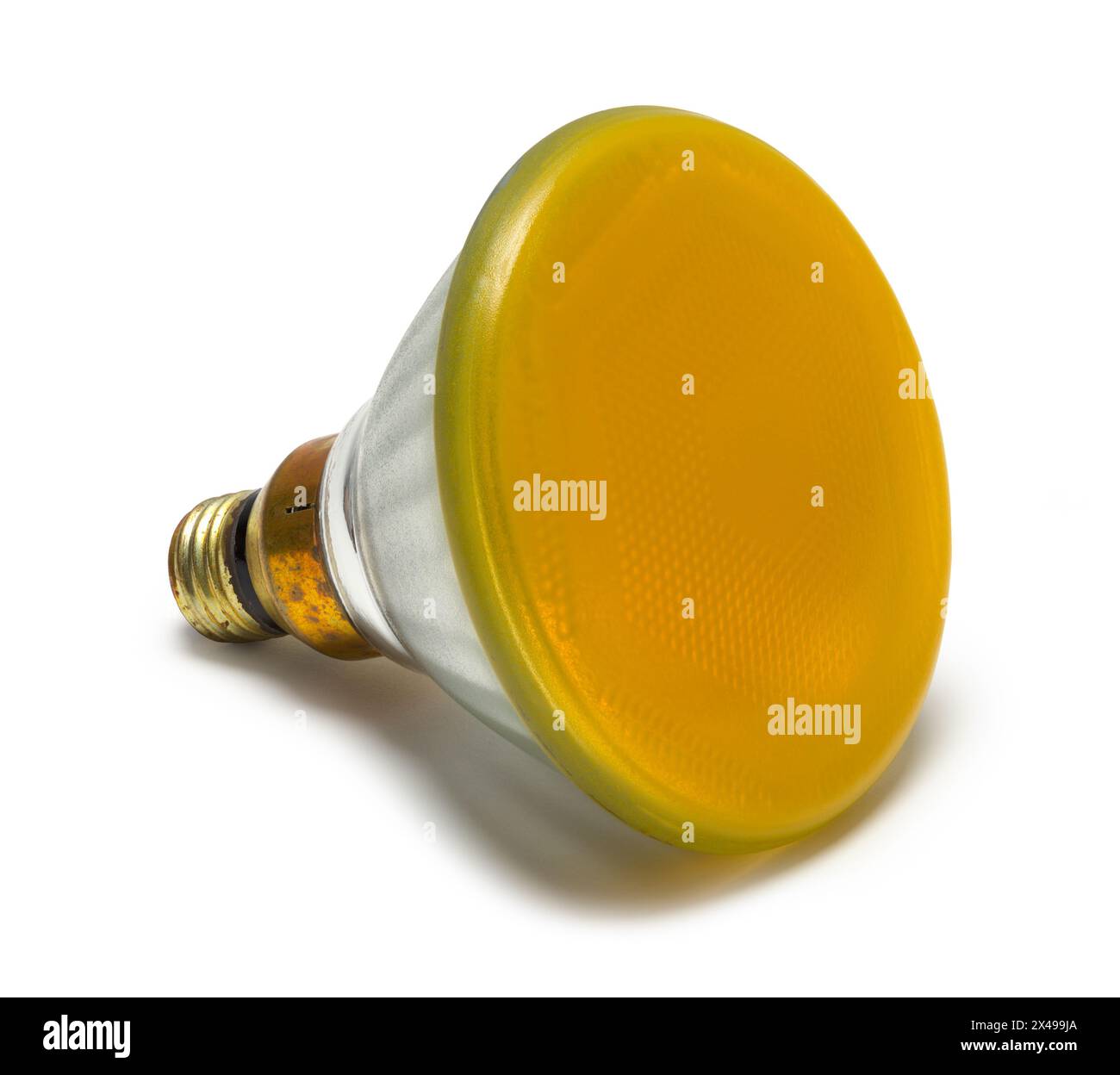 Yellow light bulb Stock Photo - Alamy
