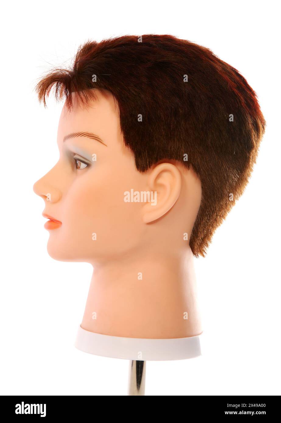 Sally Head mannequin side view Stock Photo - Alamy