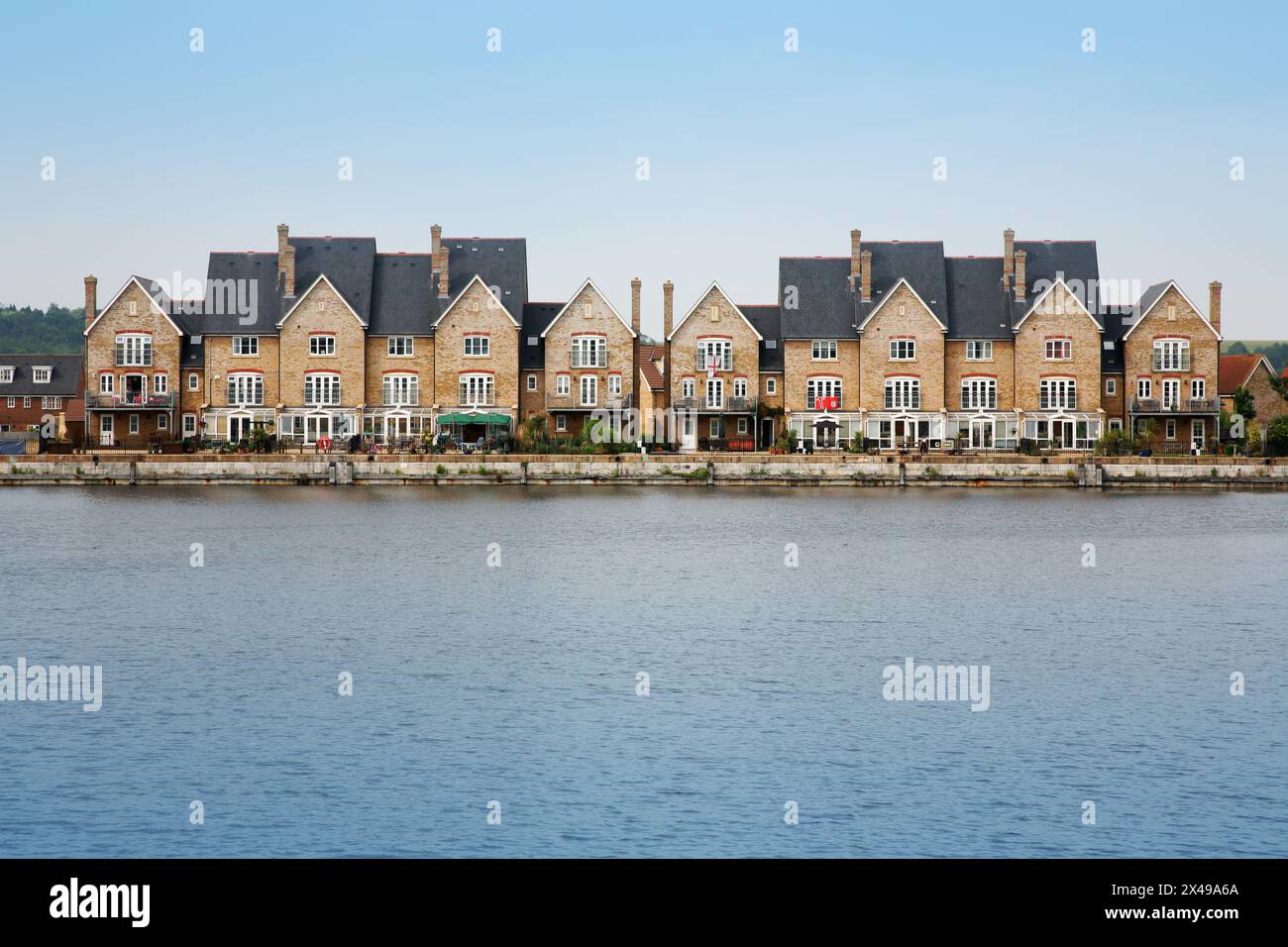 Quayside development in England Stock Photo - Alamy
