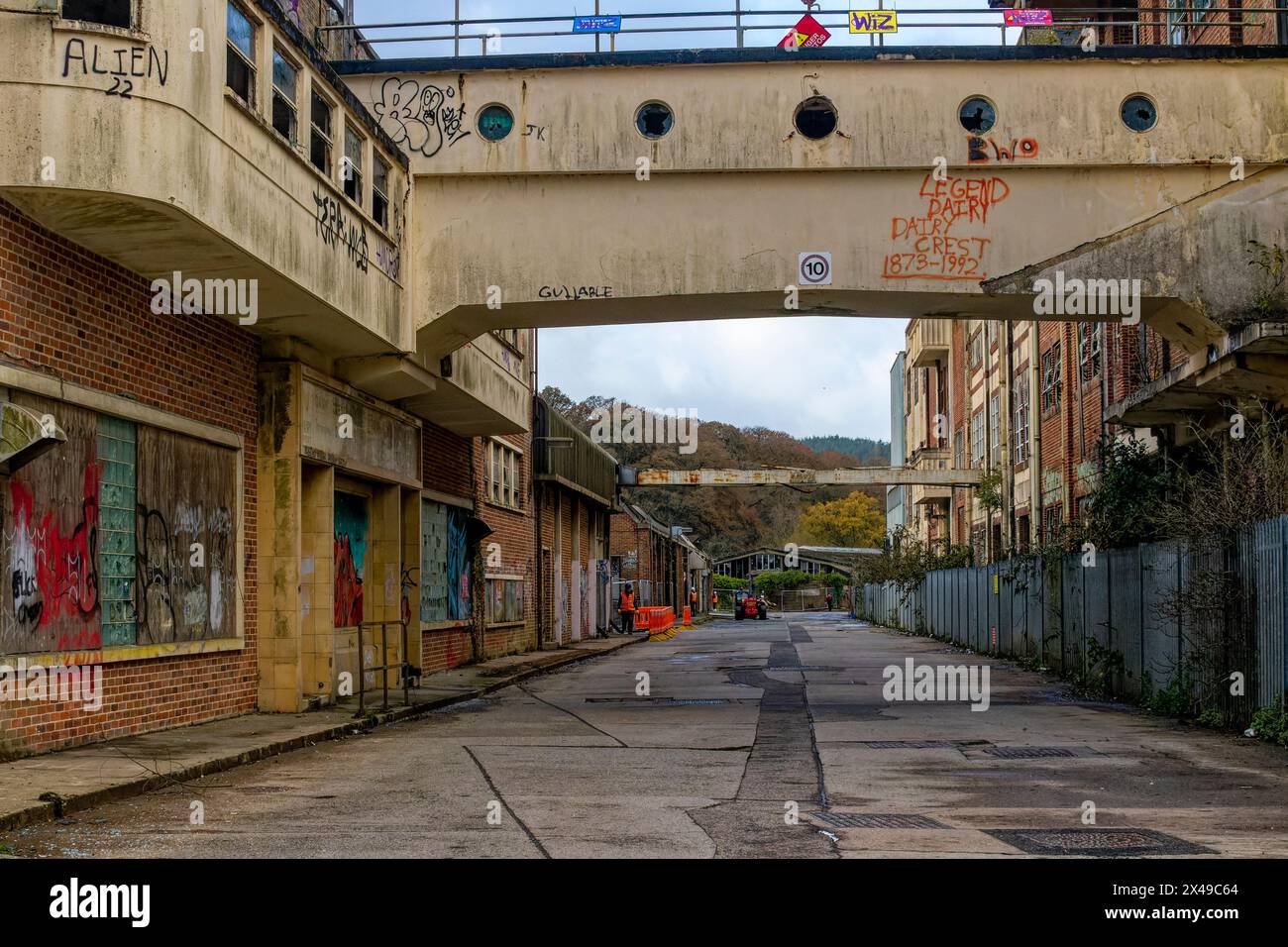 Abandoned dairy factory exterior hi-res stock photography and images ...