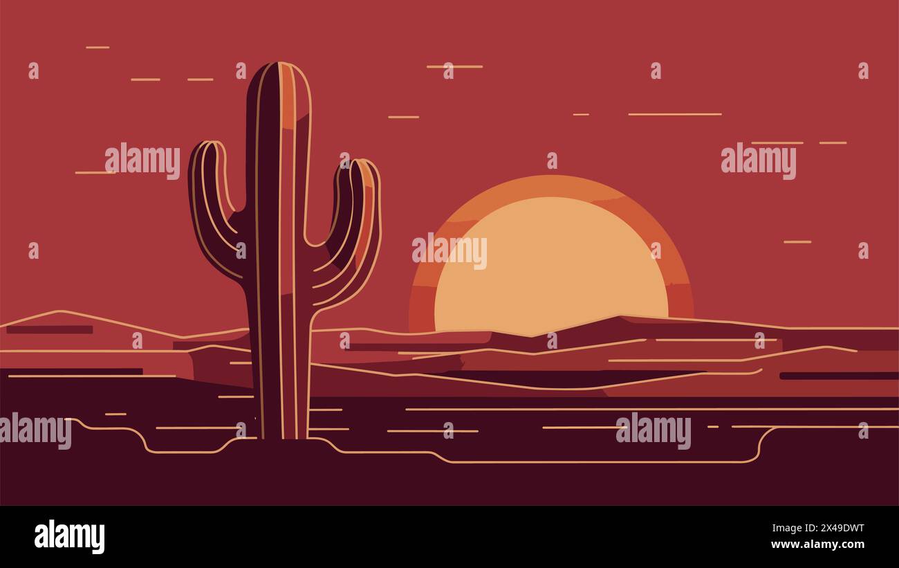 Beautiful dramatic scenery scene Stock Vector Images - Alamy