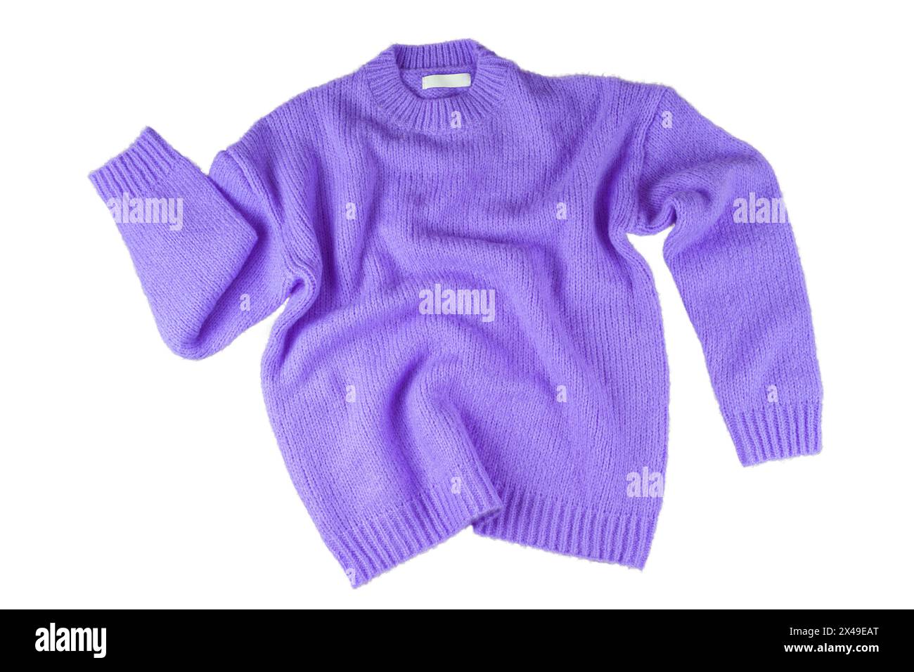 Purple wrinkled fabric Cut Out Stock Images & Pictures - Alamy