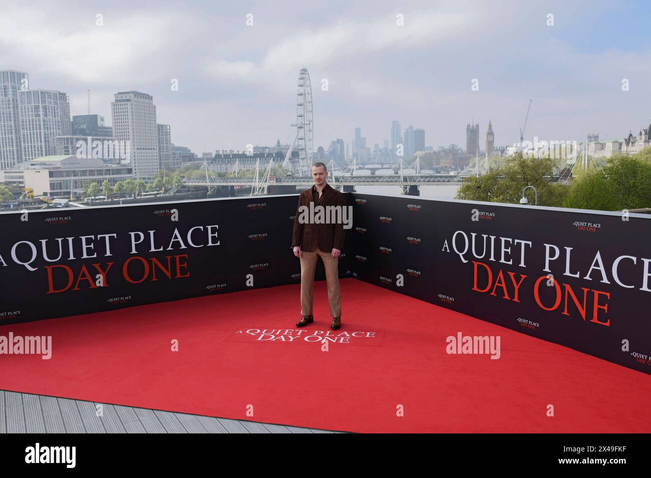 Joseph Quinn beim Photocall zum Kinofilm A Quiet Place: Day One / A ...