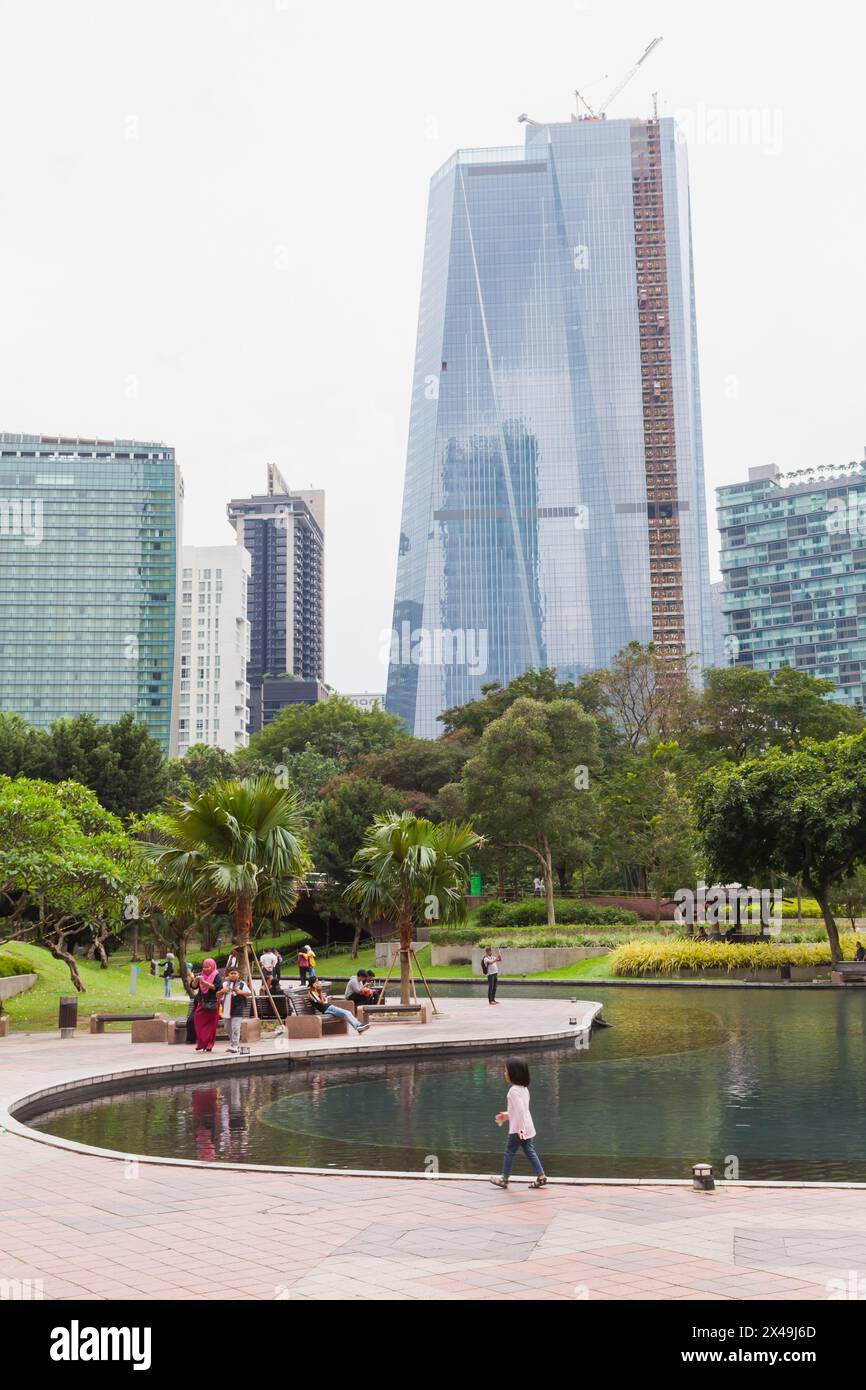 Kuala Lumpur, Malaysia - November 25, 2019: KLCC park on a daytime ...