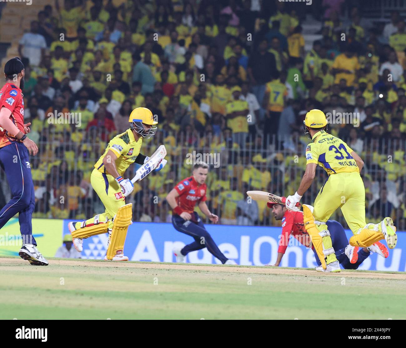 Tata IPL 2024 : Chennai, India. 1st May, 2024. Chennai Vs Punjab : CSK Vs PK Chennai Super Kings ...