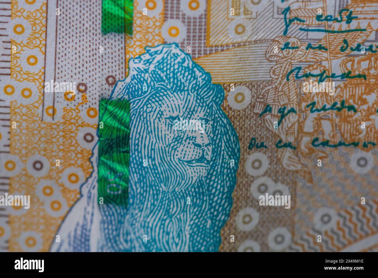 Bulgarian currency BGN banknote, 20 leva Stock Photo - Alamy