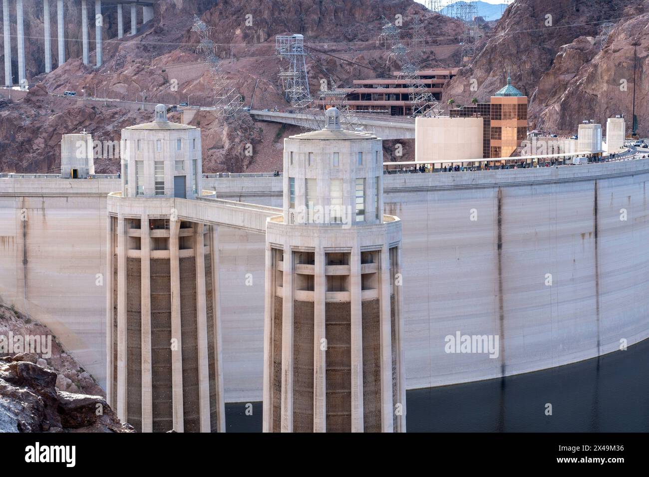 3/17/24, Hoover Dam, Arizona, United States an over view of the Hoover ...