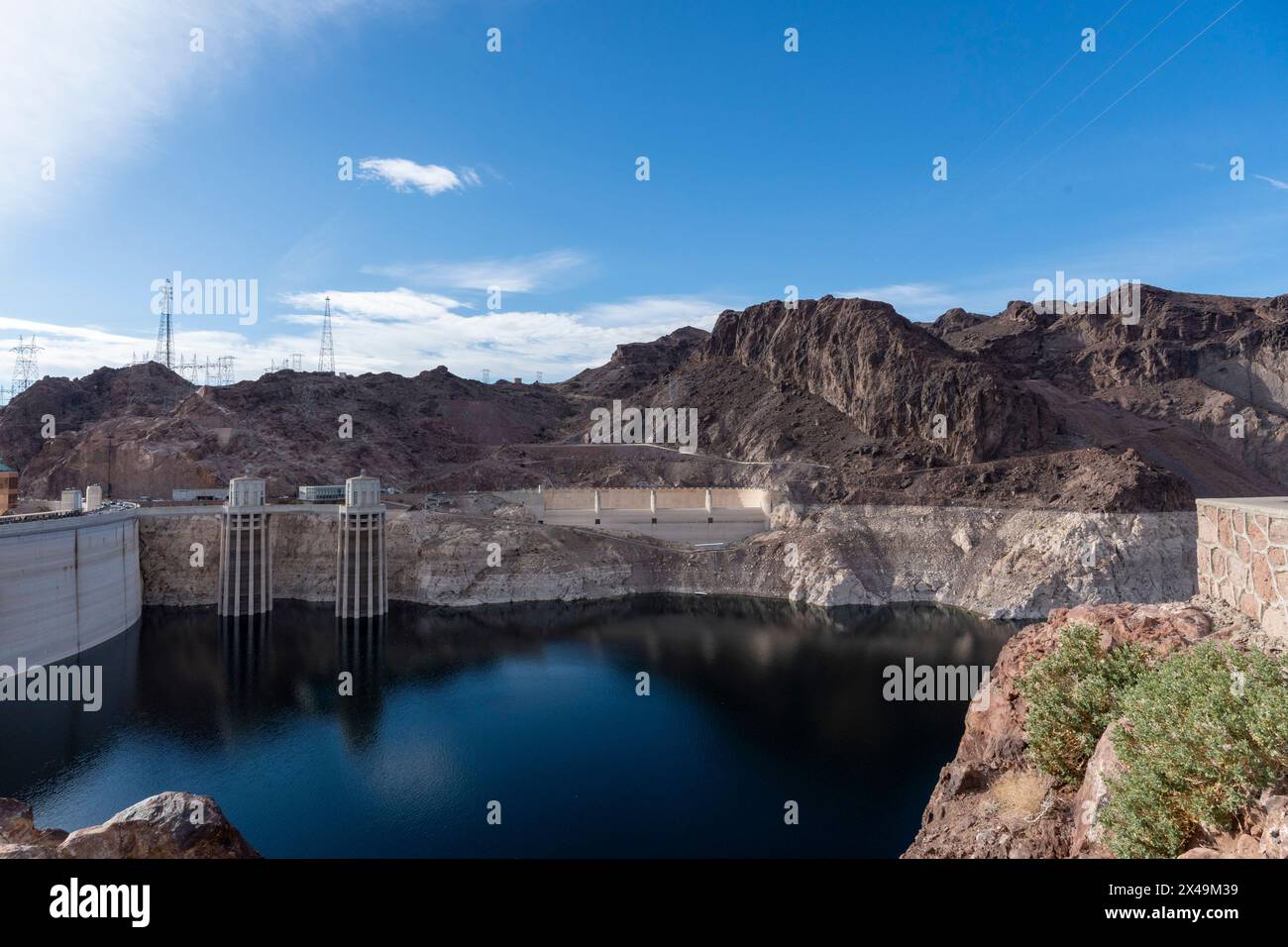 3/17/24, Hoover Dam, Arizona, United States an over view of the Hoover ...