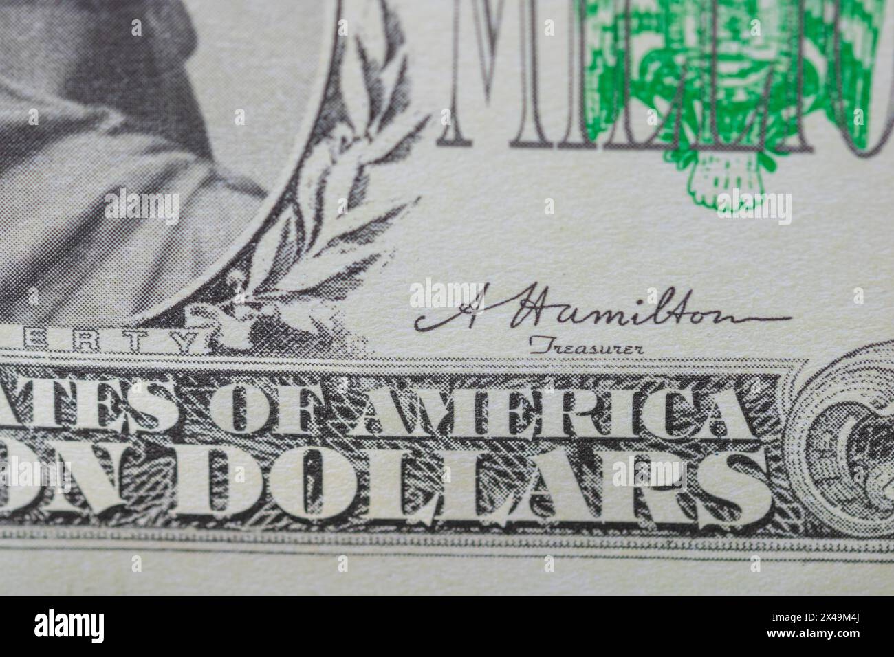One million dollar bill. US inflation Stock Photo - Alamy