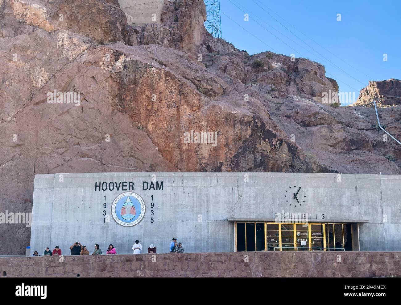 3/17/24, Hoover Dam, Nevada, United States an over view of the Hoover ...