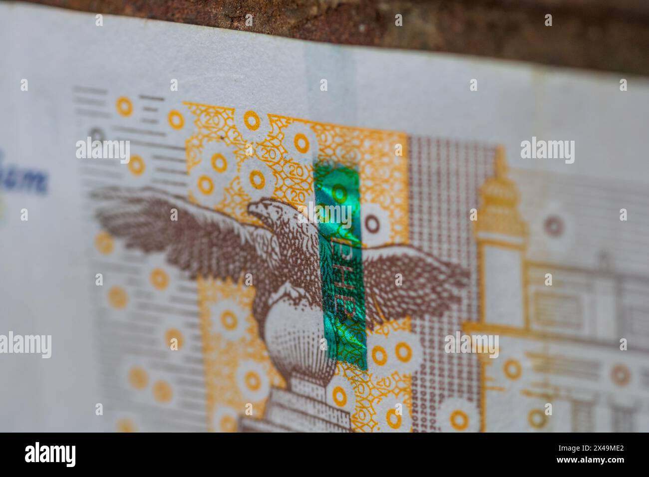 Bulgarian currency BGN banknote, 20 leva Stock Photo - Alamy