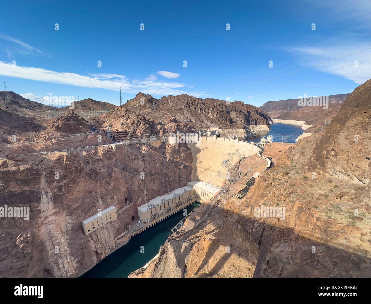 3/17/24, Hoover Dam, Nevada, United States an over view of the Hoover ...