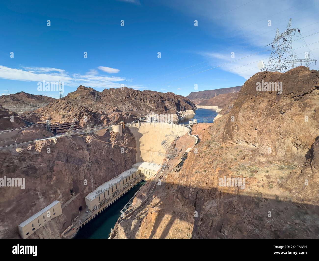 3/17/24, Hoover Dam, Nevada, United States an over view of the Hoover ...