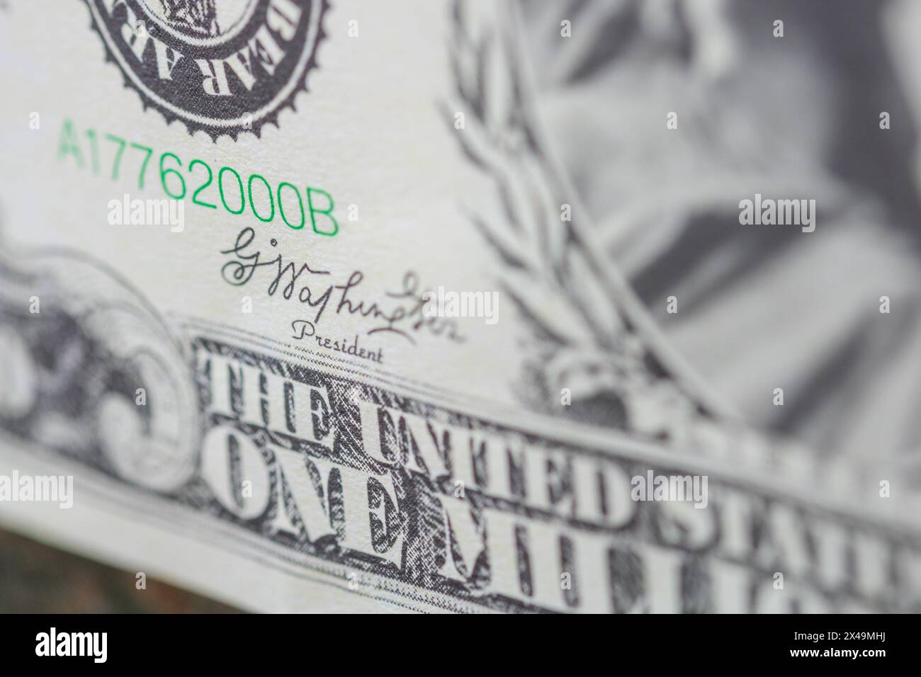 One million dollar bill. US inflation Stock Photo - Alamy