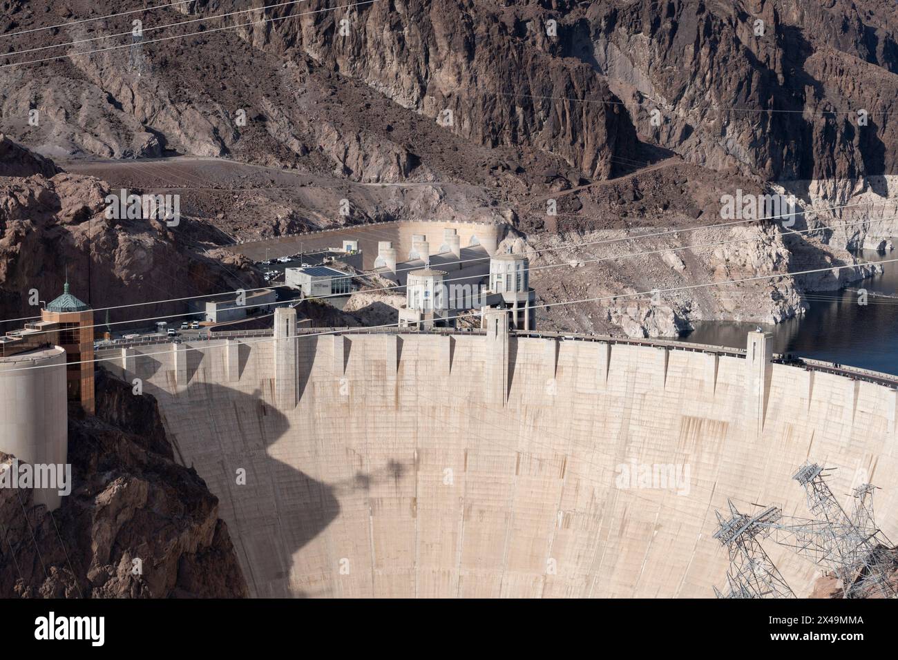 3/17/24, Hoover Dam, Nevada, United States an over view of the Hoover ...