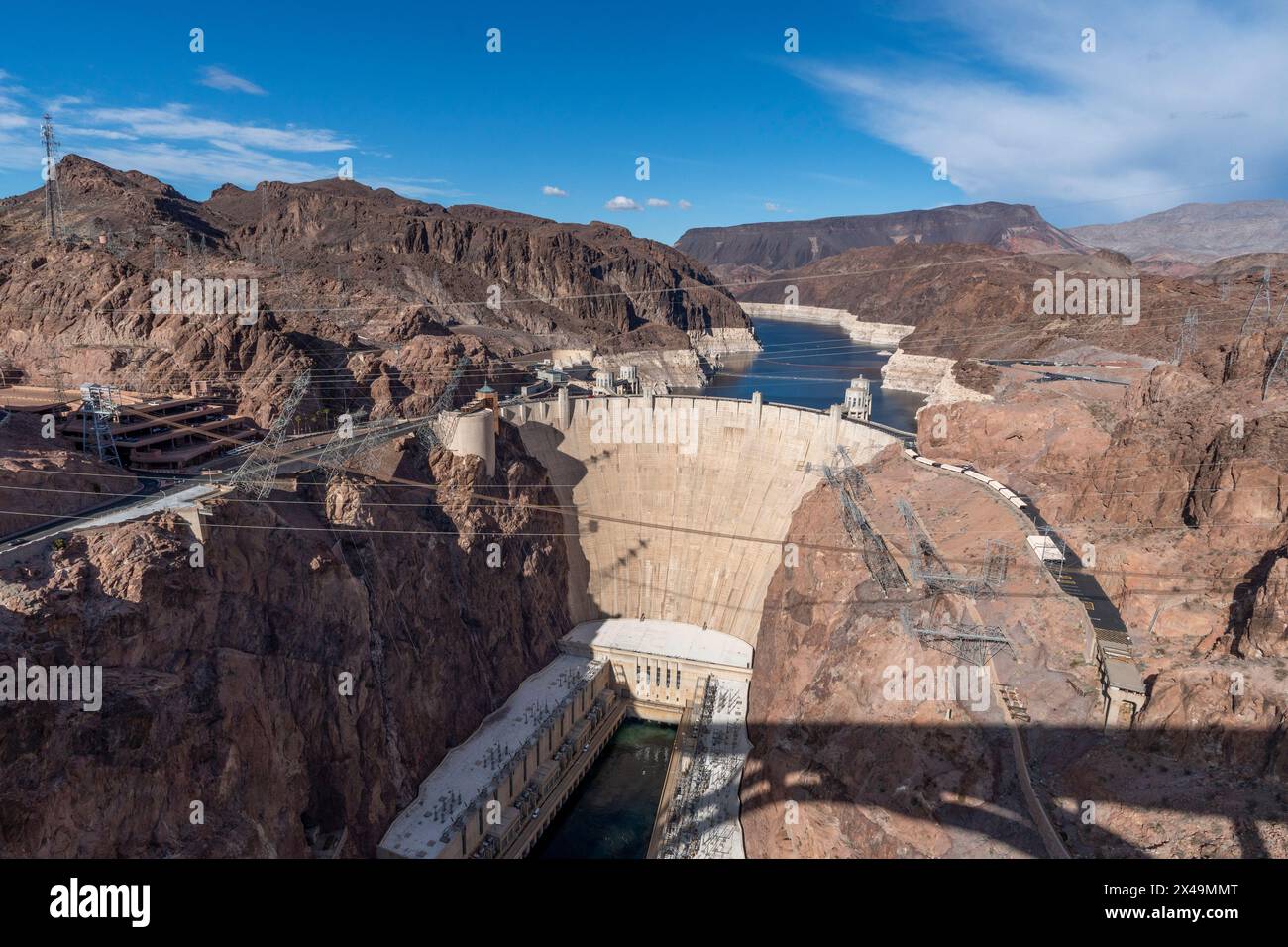 3/17/24, Hoover Dam, Nevada, United States an over view of the Hoover ...