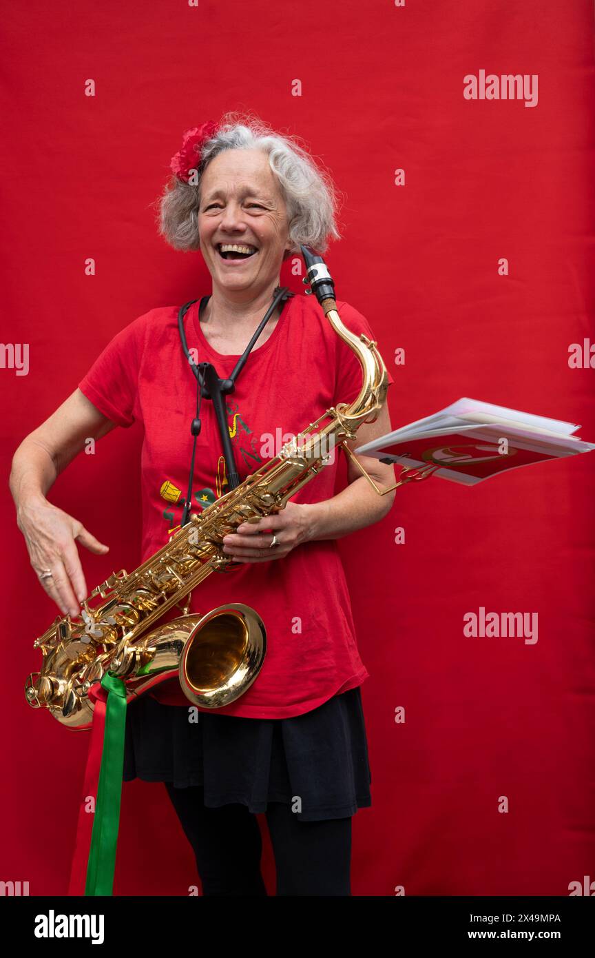 May 1st 2024. People assemble on Clerkenwell Green to march to ...