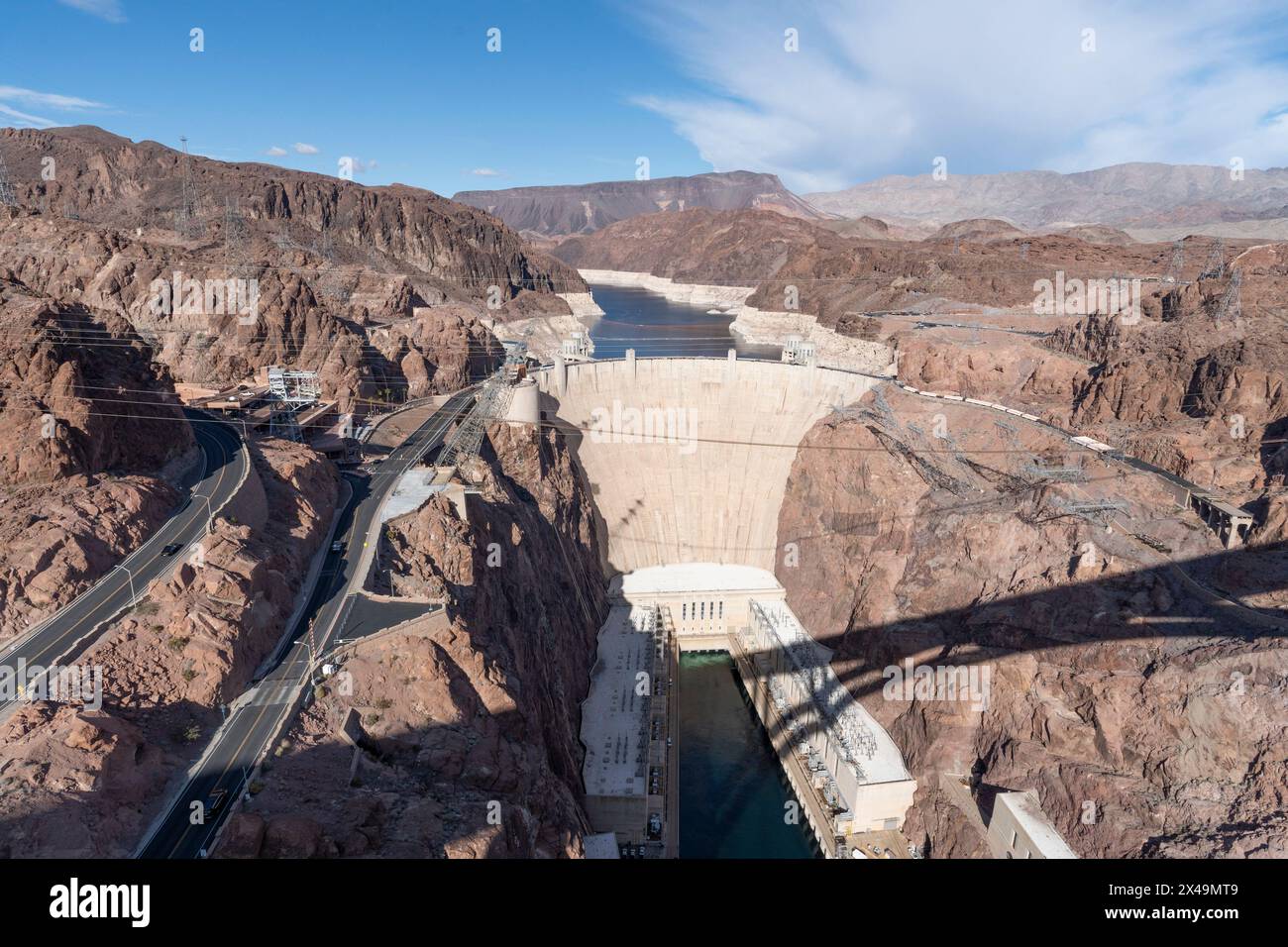 3/17/24, Hoover Dam, Nevada, United States an over view of the Hoover ...