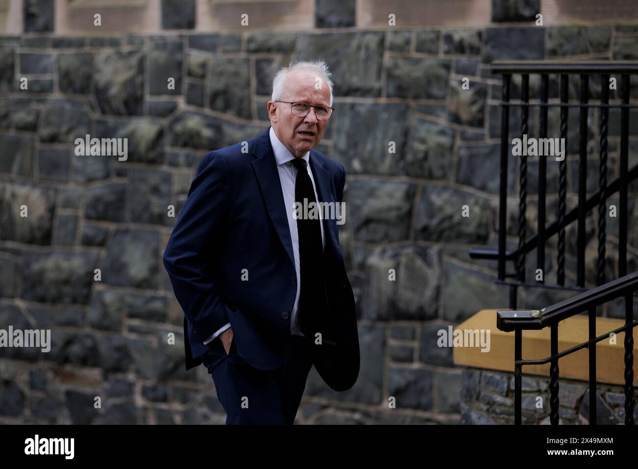 BBC Northern Ireland Political Correspondent Gareth Gordon attends the ...