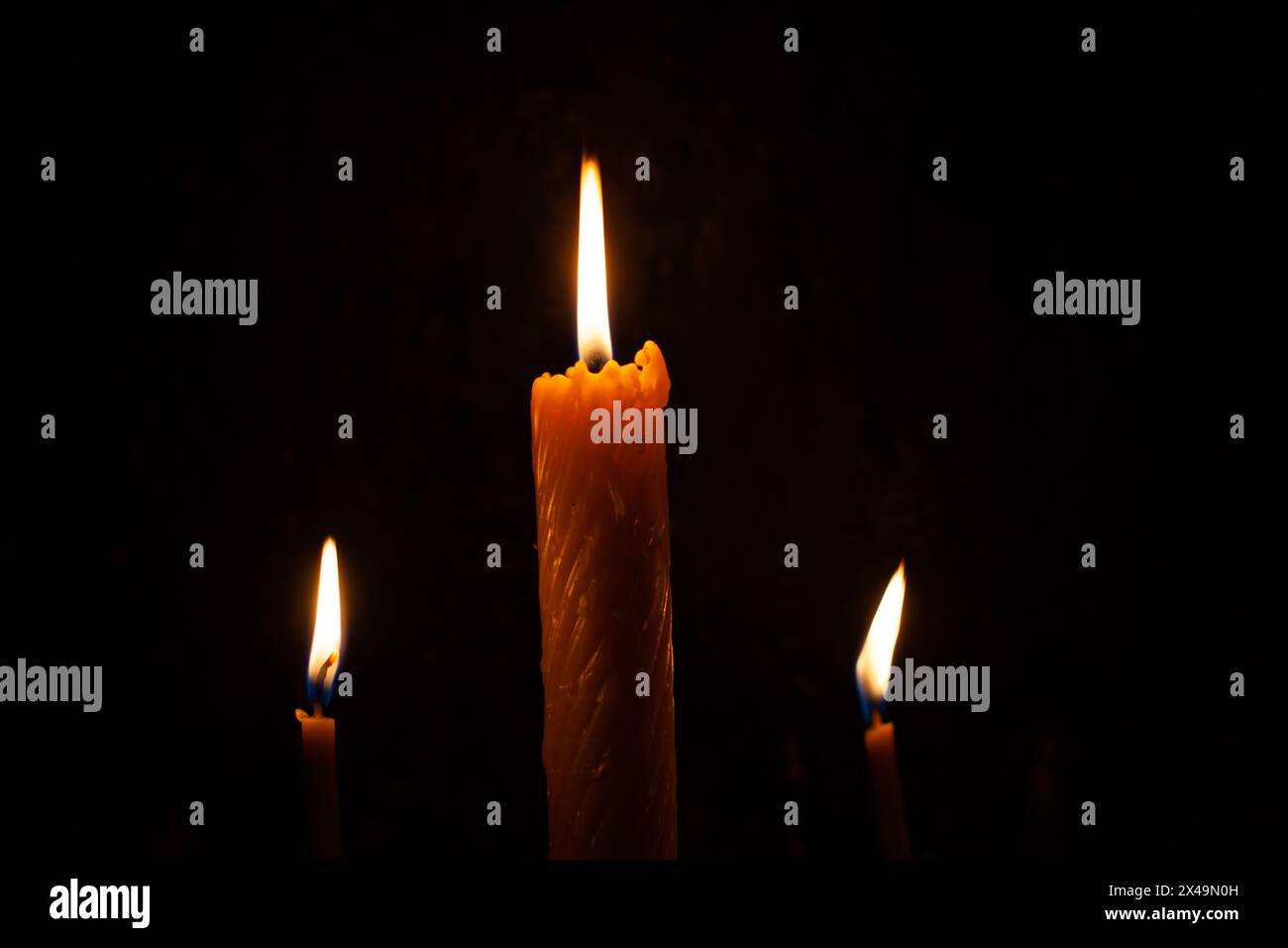 Funeral Candles, RIP memorial condolence. Candel for Death mourning ...