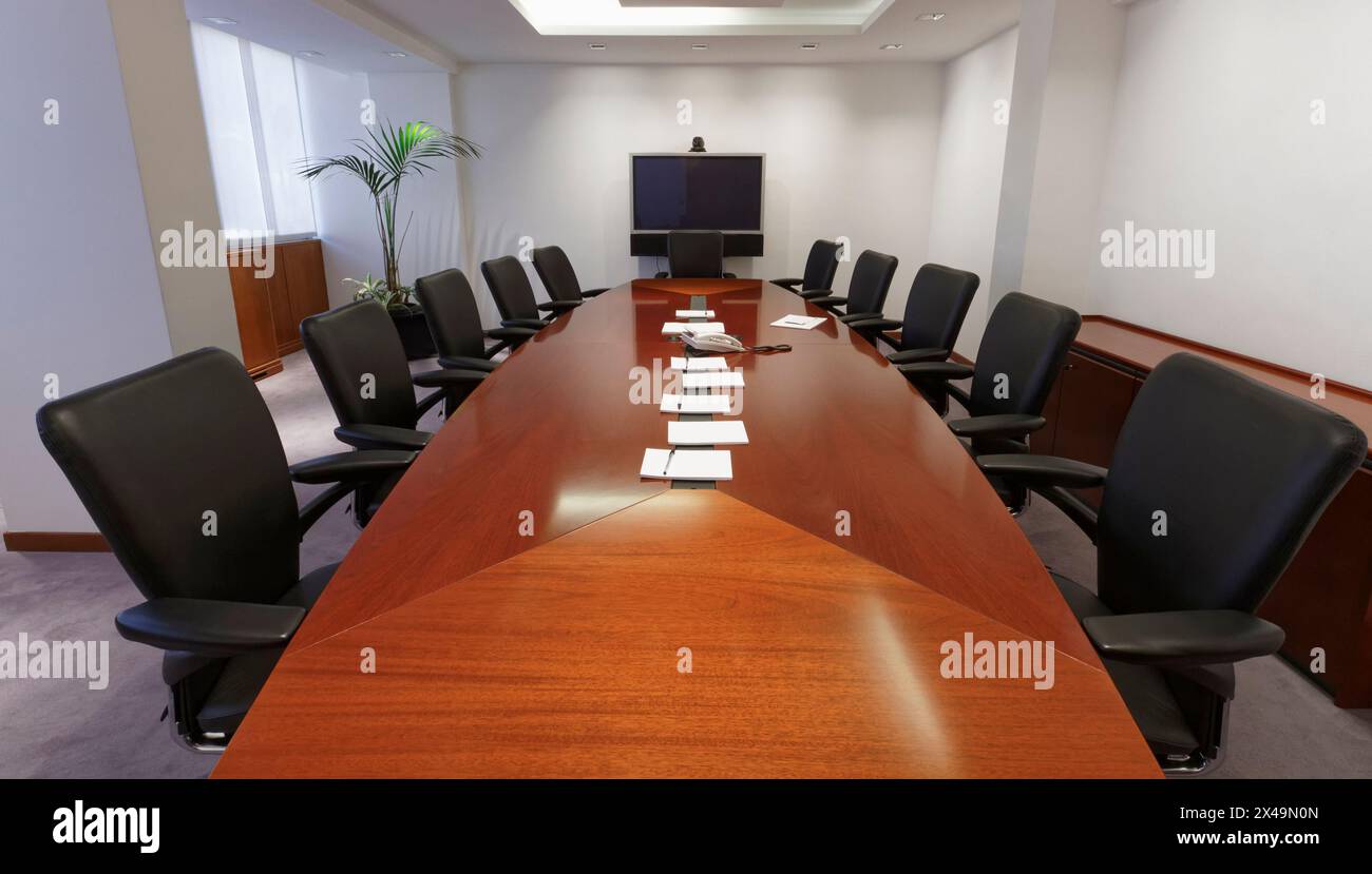 Italy, corporate business meeting room Stock Photo - Alamy