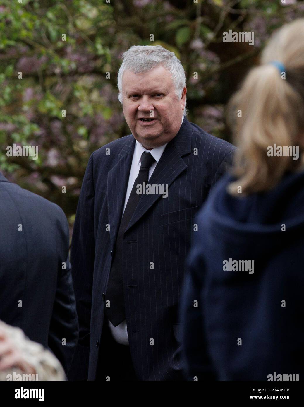 Irish News Business Editor Gary McDonald attends the funeral of former ...