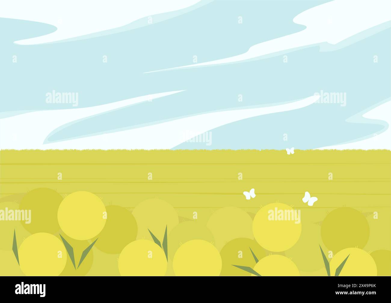 Alpine farmland Stock Vector Images - Alamy