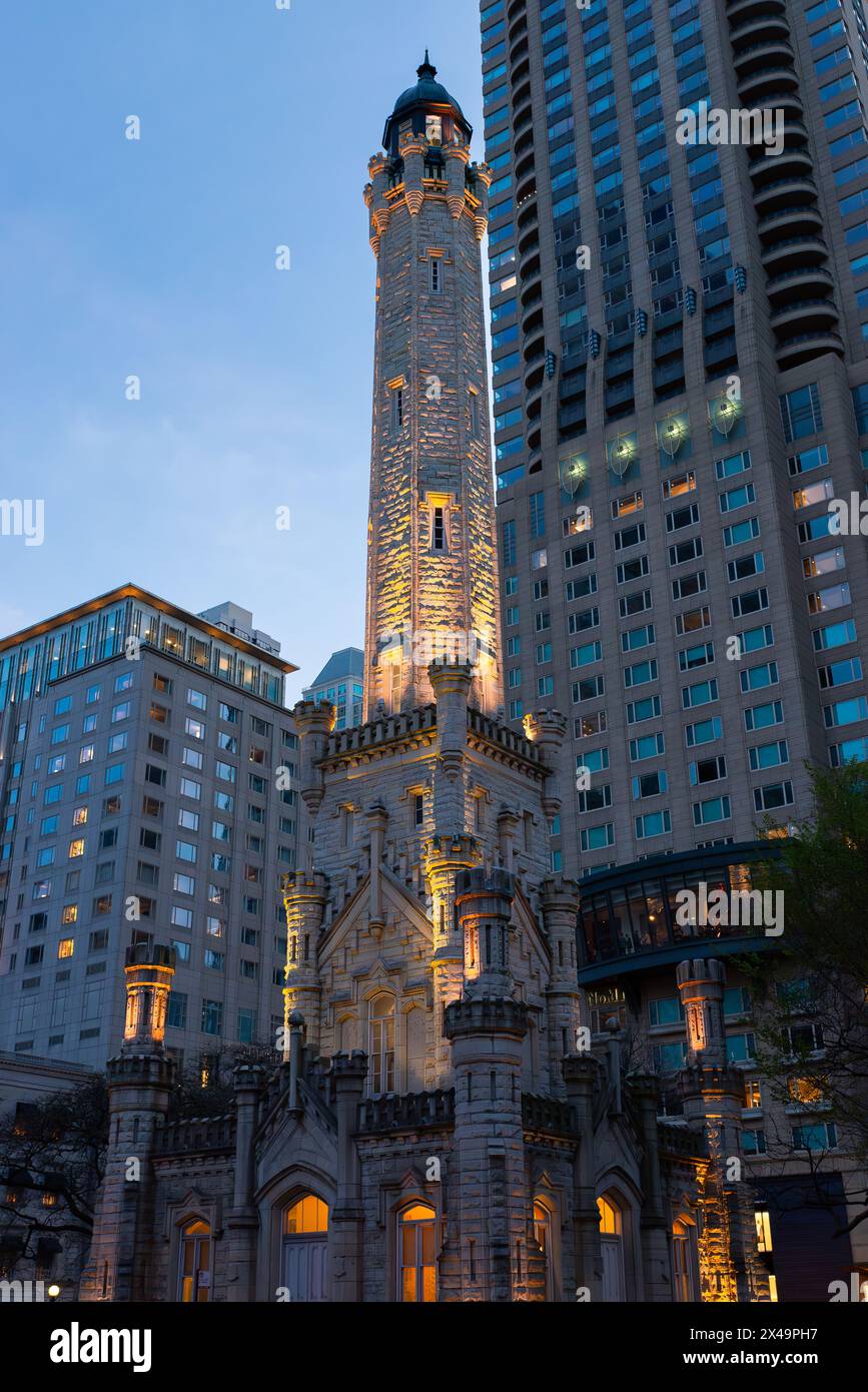 Chicago, Illinois - United States - April 22nd, 2024: The historic ...