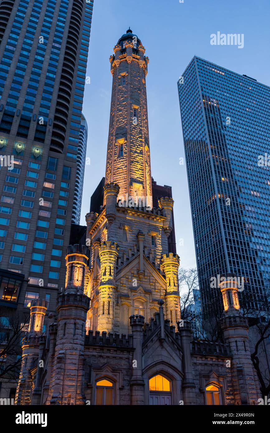 Chicago, Illinois - United States - April 22nd, 2024: The historic ...