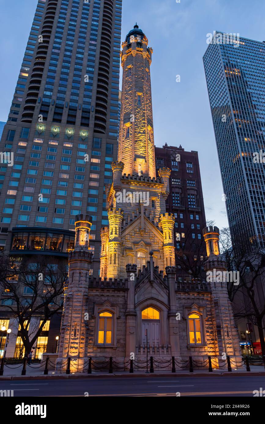 Chicago, Illinois - United States - April 22nd, 2024: The historic ...