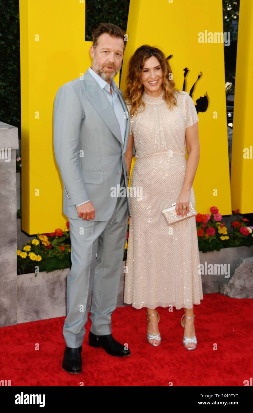 HOLLYWOOD, CALIFORNIA - APRIL 30: (L-R) David Leitch and Kelly ...
