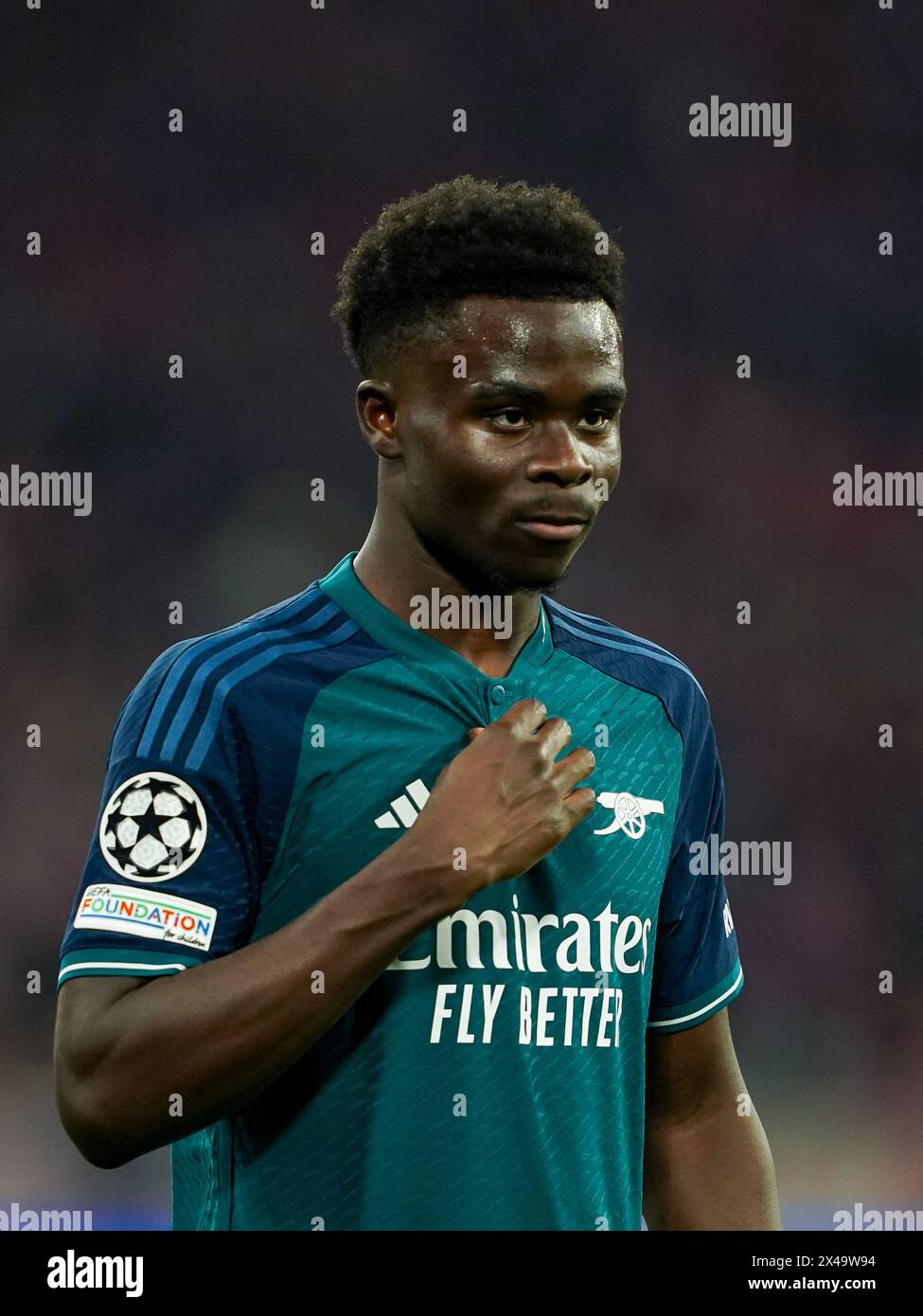 Saka bayern munich 17th april 2024 hi-res stock photography and images ...