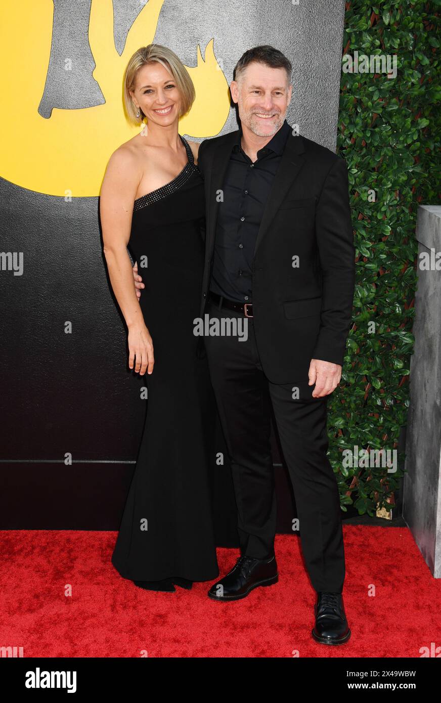 HOLLYWOOD, CALIFORNIA - APRIL 30: (L-R) Kelly Marie and Keir Beck attend the Los Angeles ...
