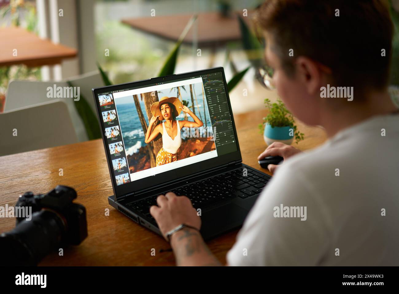 Photographer uses professional photo editing hi-res stock photography ...