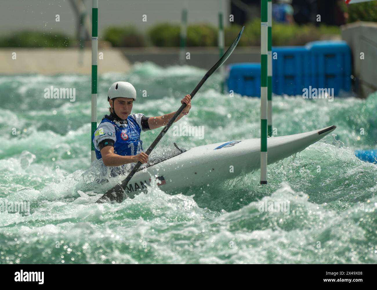 April 26, 2024: Marcella Altman (14) during US Olympic Womens Kayak ...