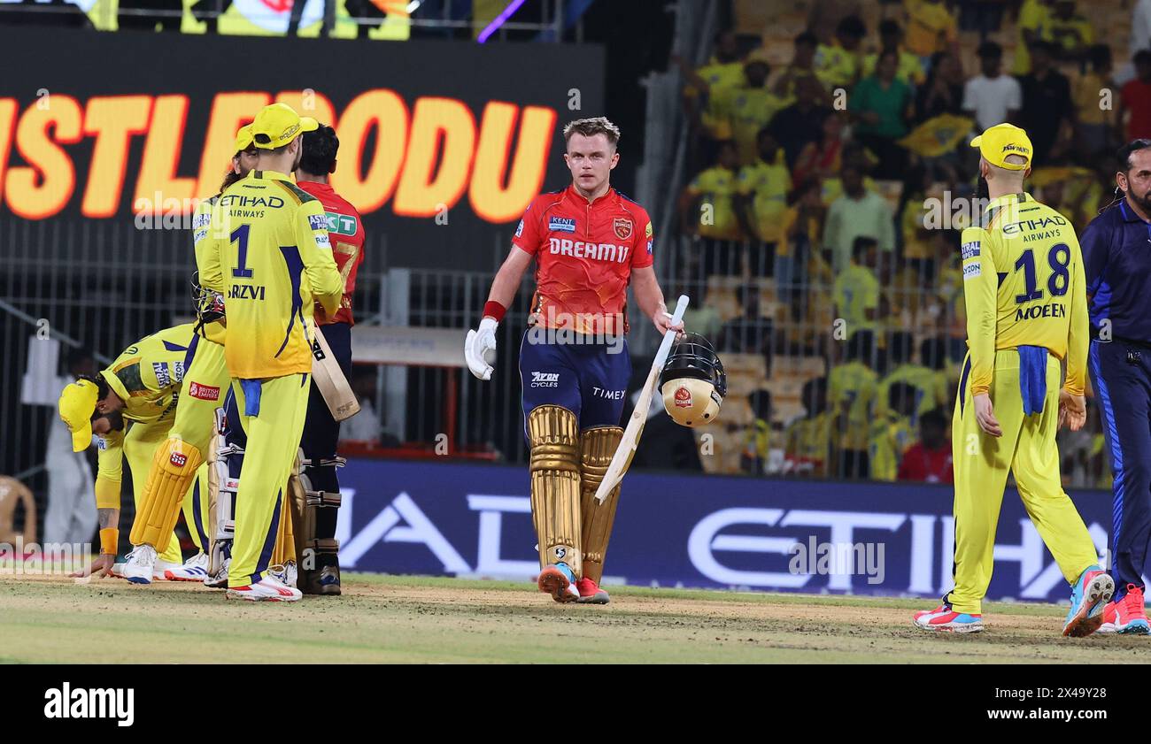 Tata IPL 2024 : Chennai, India. 1st May, 2024. Chennai Vs Punjab : CSK Vs PK Chennai Super Kings ...