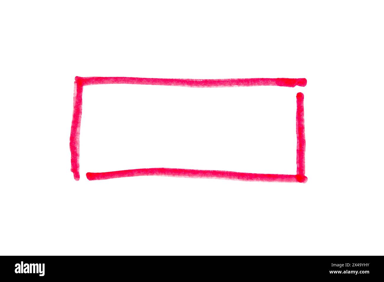 Hand drawn flat square Cut Out Stock Images & Pictures - Alamy